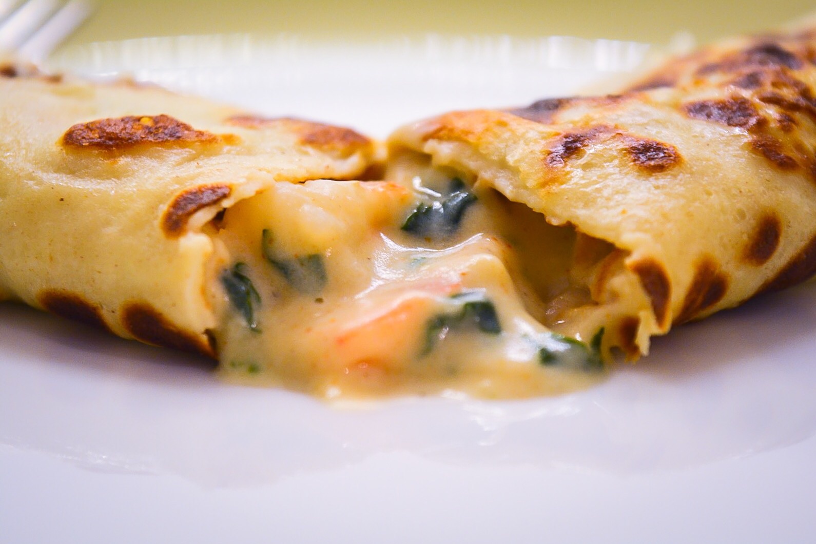 Crepes with Shrimp & Watercress – The Food Obsessive